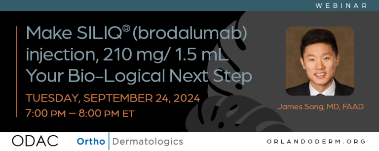 Join us for a special ODAC Session: Make SILIQ® (brodalumab) injection ...